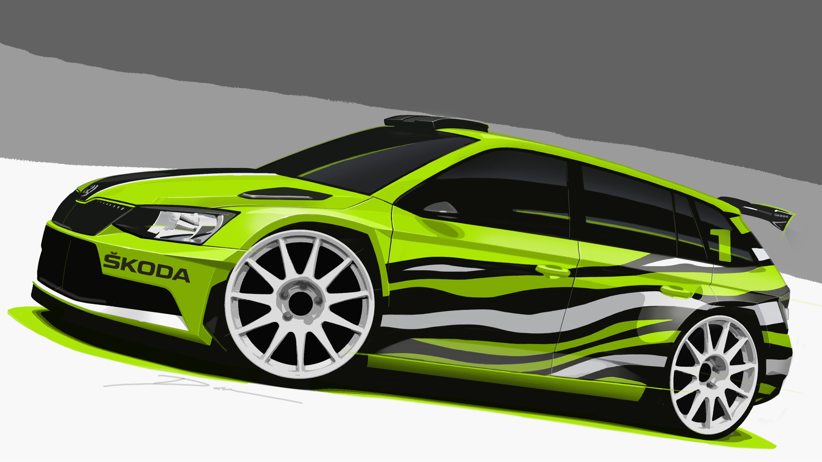 Skoda Fabia R5 Combi concept | evo