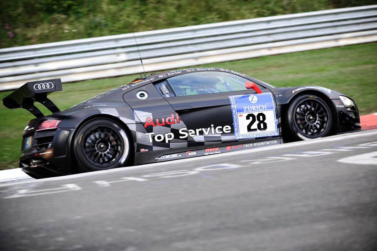 evo races Audi R8 LMS at the Nurburgring | evo