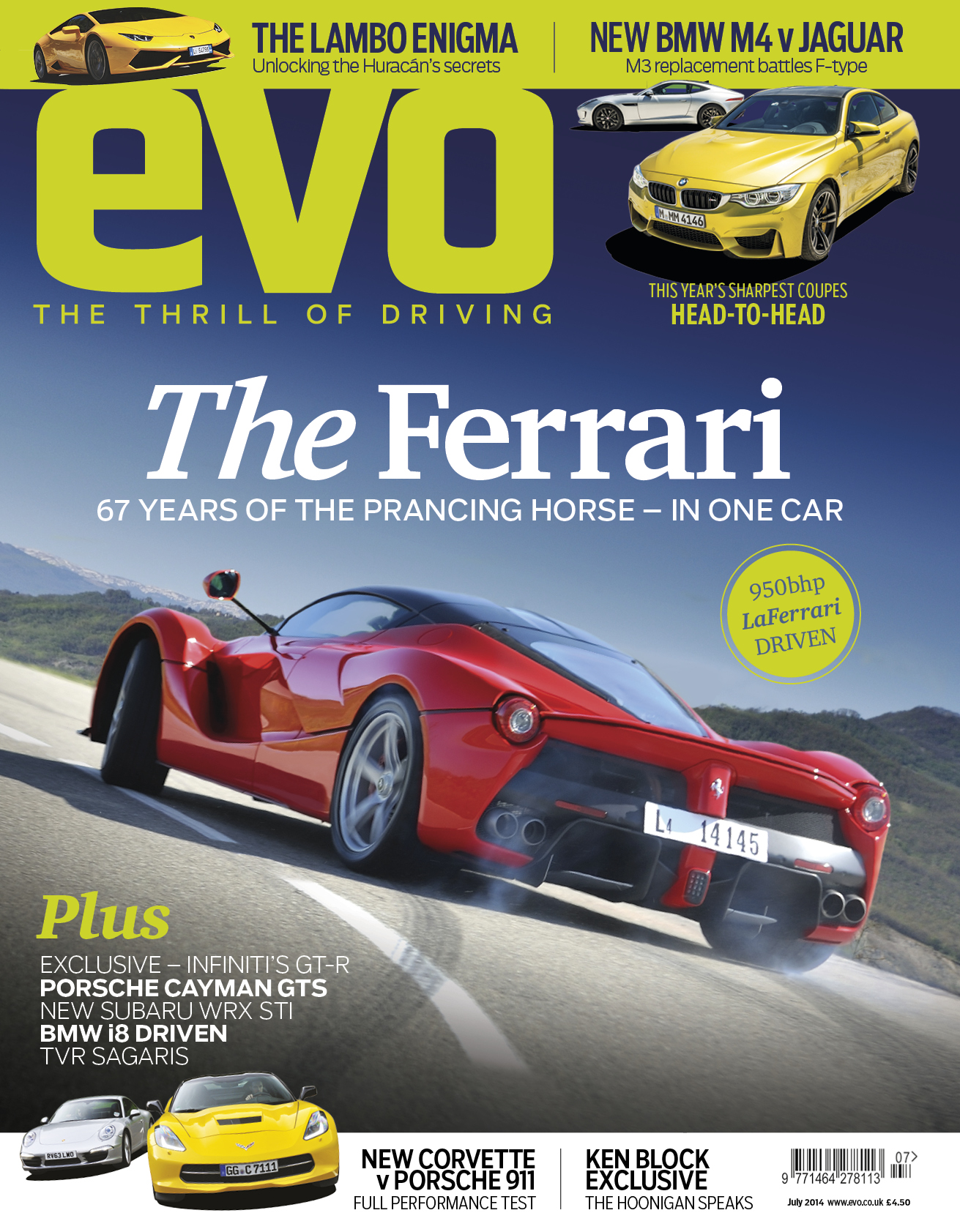 evo Magazine July 2014 - LaFerrari review | evo