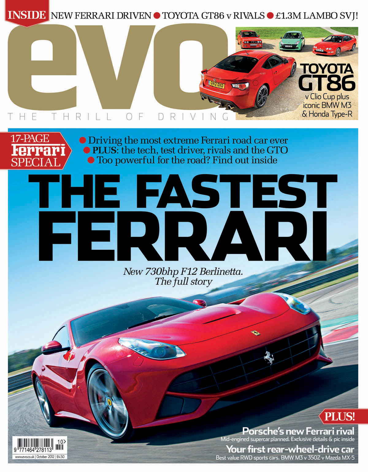 October 2012 issue of evo Magazine | evo
