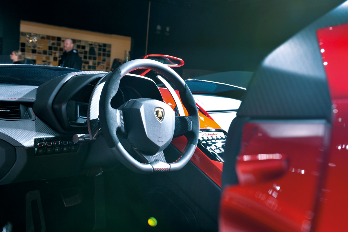 Lamborghini Aventador J Speedometer