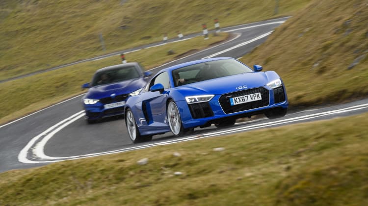 Audi R8 RWS vs BMW M4 CS - pictures | evo
