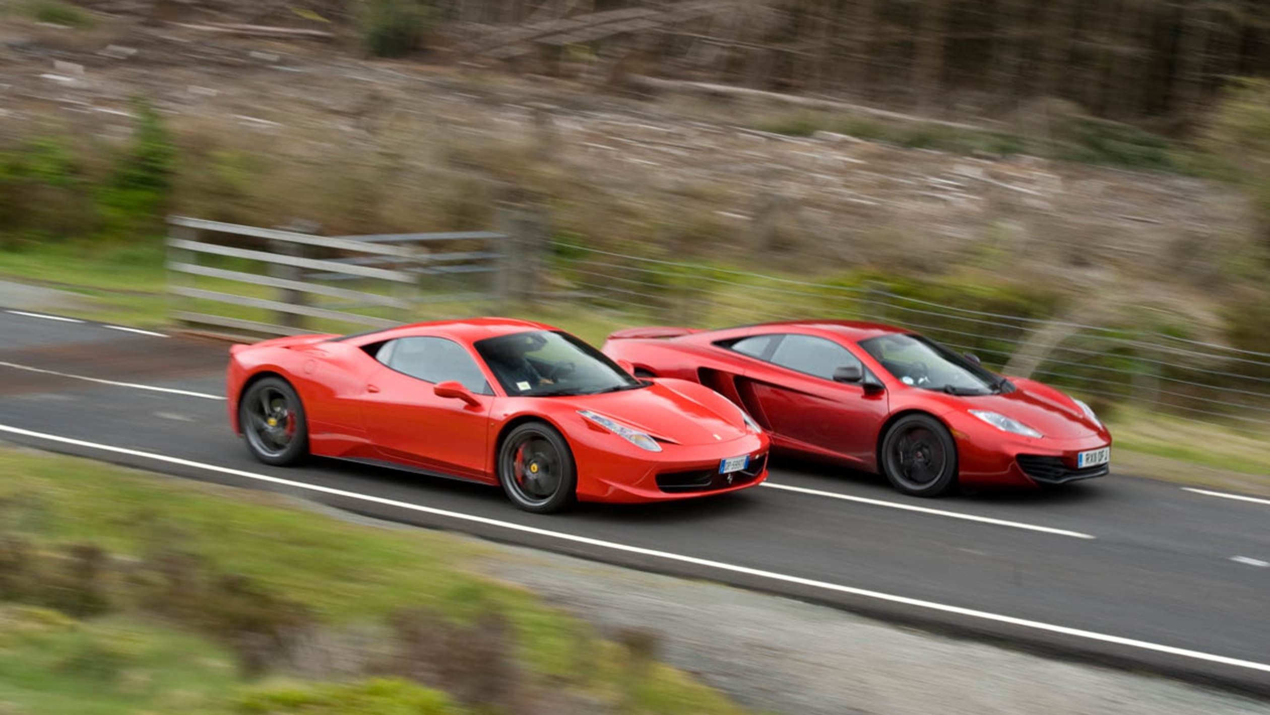 Ferrari 458 beats McLaren MP4-12C - Pictures | evo