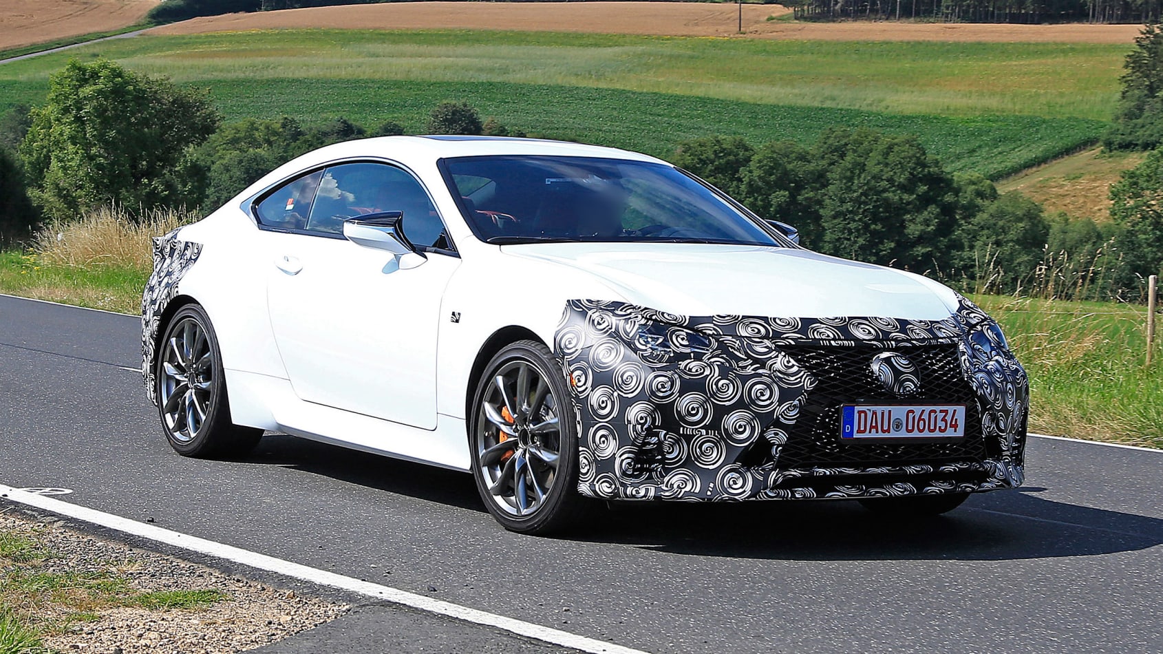Lexus RC facelift spy shots and teaser image - pictures | Evo