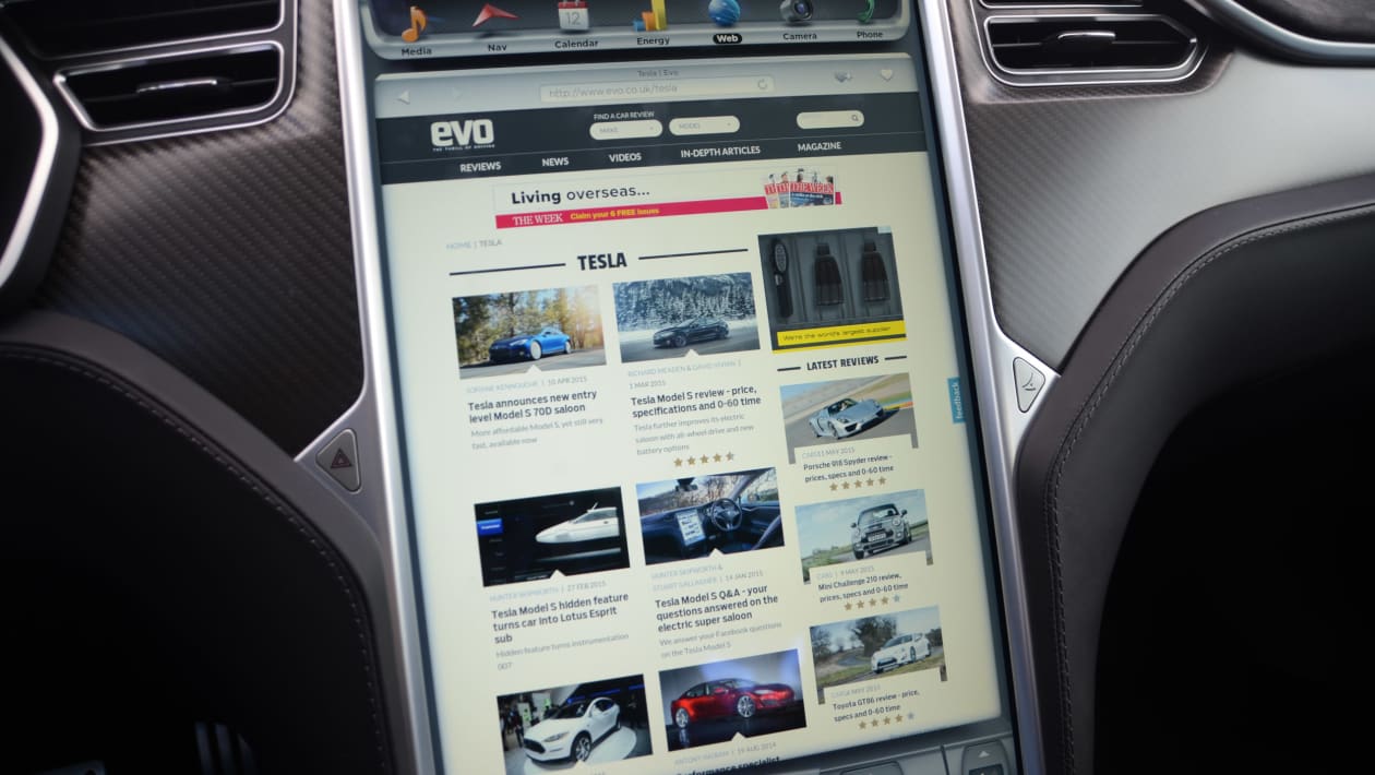 Is the Tesla Model S infotainment screen any good? - evo Connectivity | evo