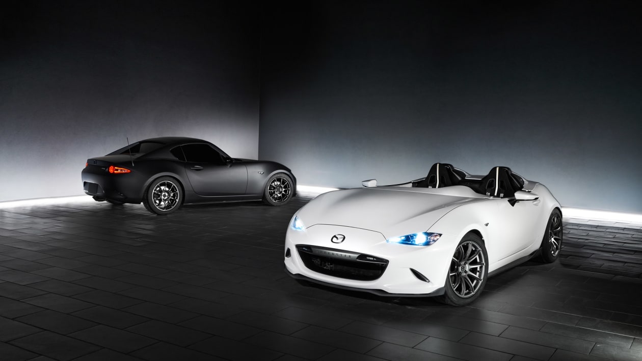 Mazda MX-5 Speedster Evolution and RF Kuro debut at SEMA | evo