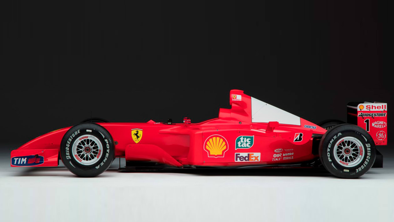 Michael Schumacher’s Ferrari F2001 Formula One championship-winning car ...