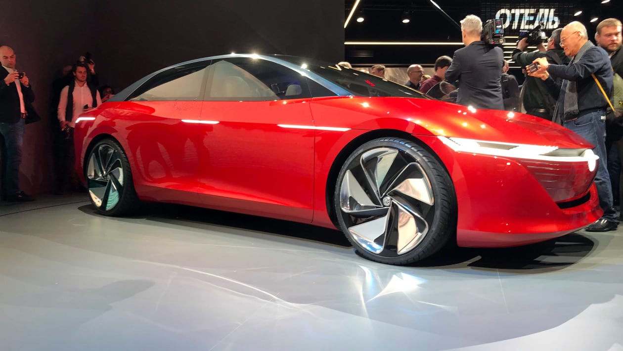Volkswagen’s Vizzion I.D electric exec saloon concept revealed at ...
