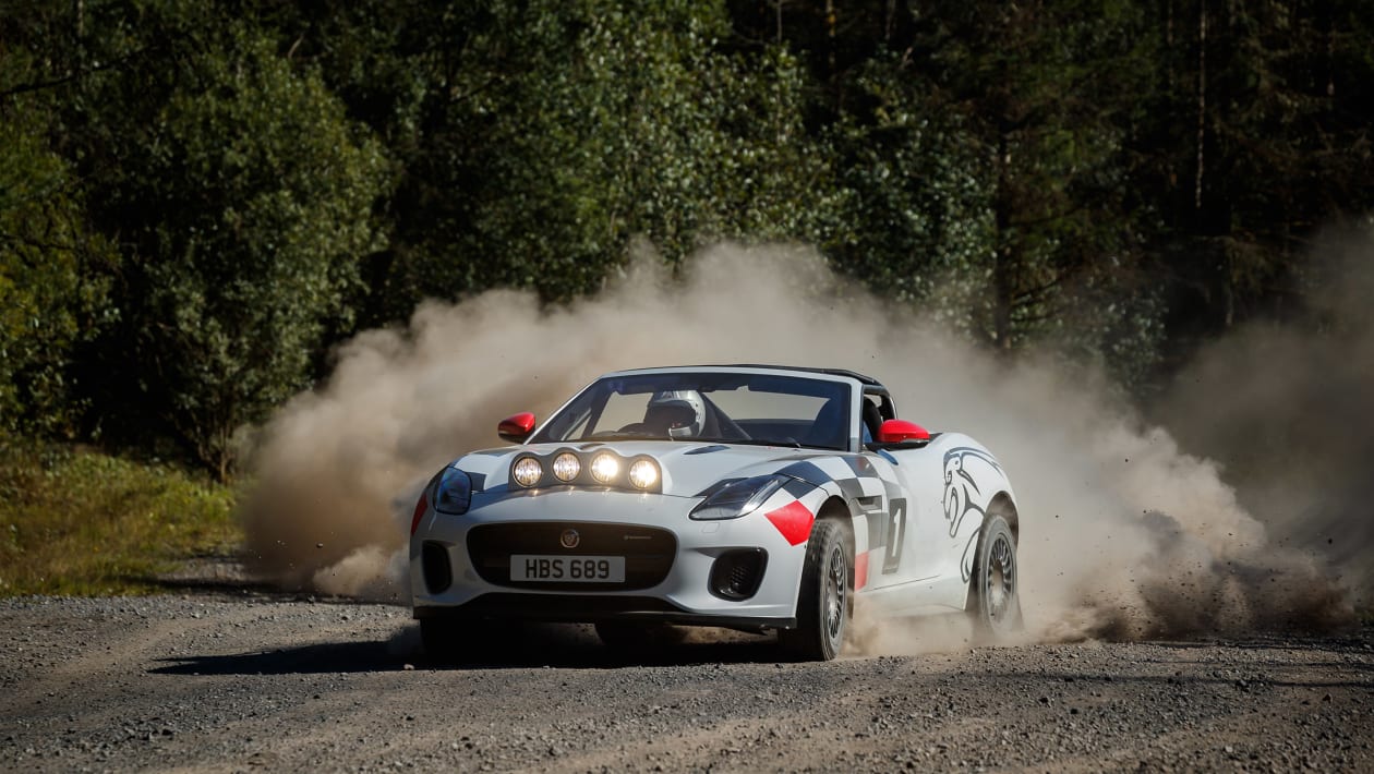 Jaguar builds F-type rally car as part of 70 years of sports cars ...