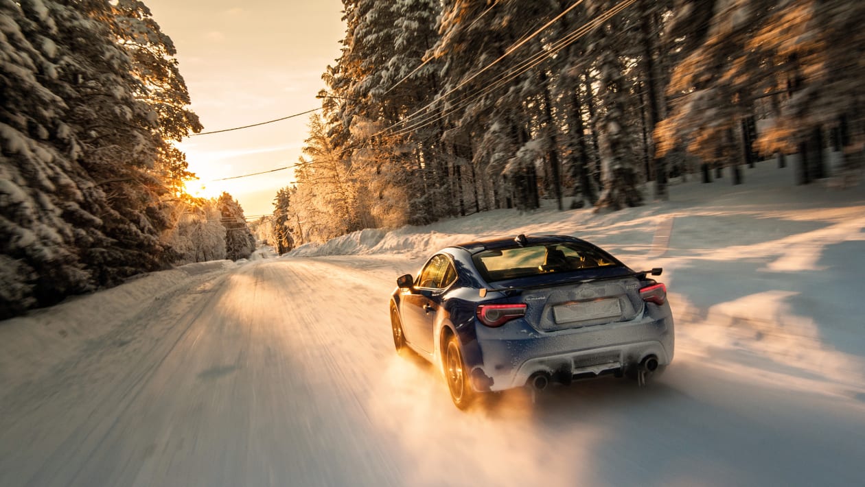 A wintry road trip in the Subaru BRZ | evo