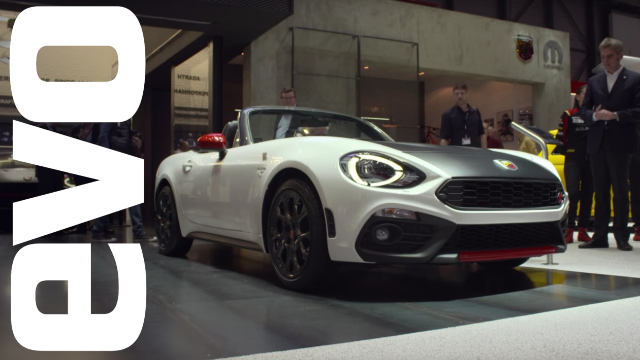 Abarth 124 Spider video preview – Hotter Fiat sports car in Geneva ...