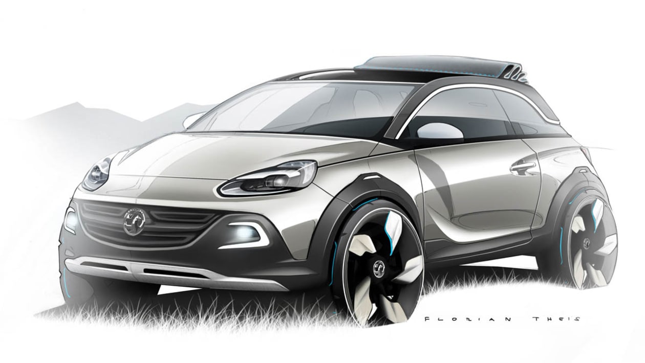Vauxhall Adam Rocks concept car crossover convertible news pictures | evo