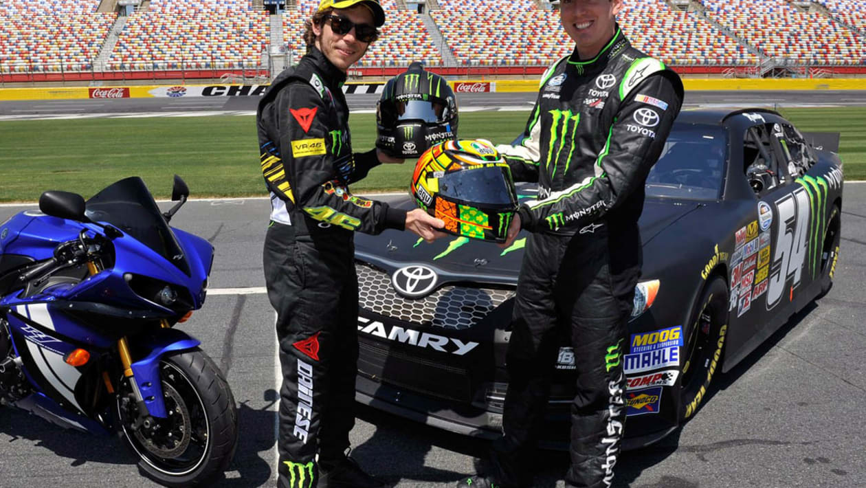 Valentino Rossi tries NASCAR | evo