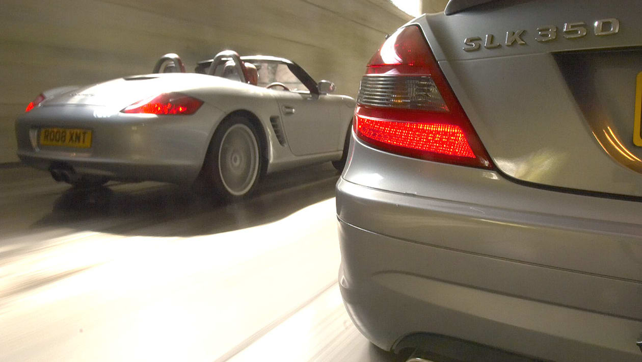 Mercedes SLK350 v Porsche Boxster RS60: Mercedes SLK350 v Porsche ...