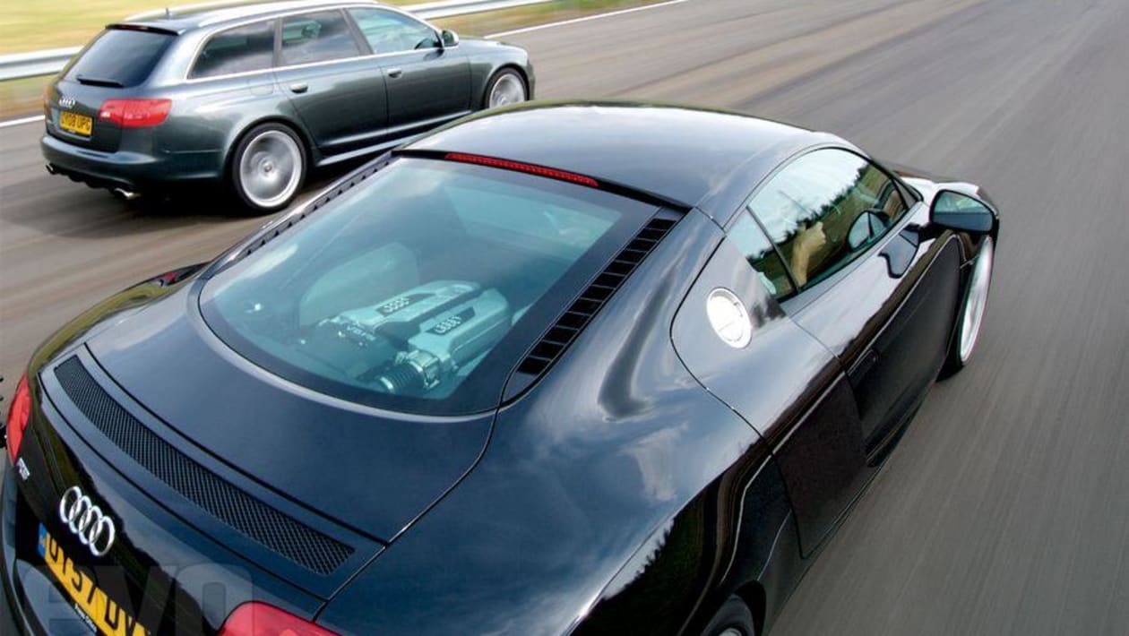 Audi R8 v Audi RS6 | evo