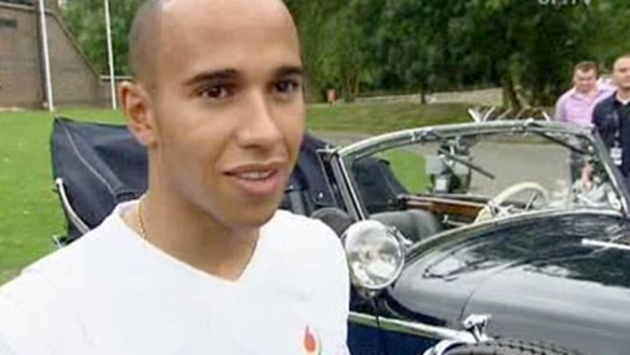 Lewis Hamilton at the Mercedes-Benz Classic Days | evo
