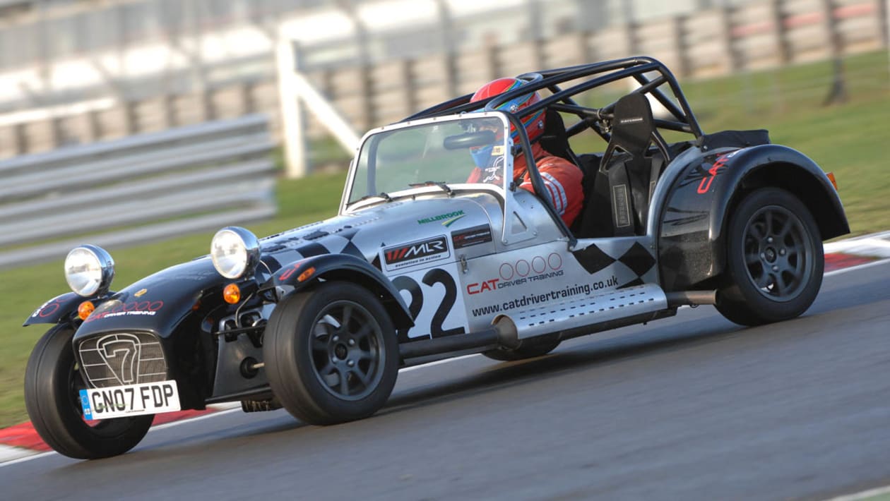 Driver training in CAT's Caterham | evo