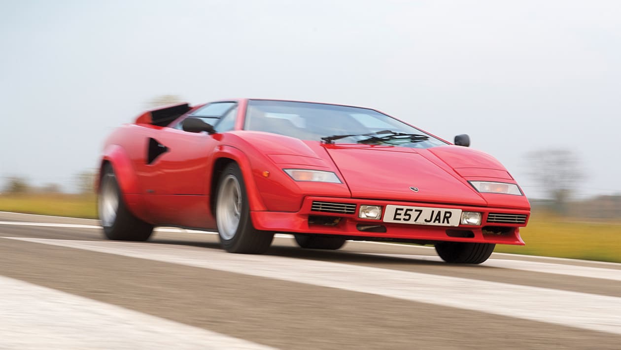 Lamborghini Countach QV road trip videos | evo