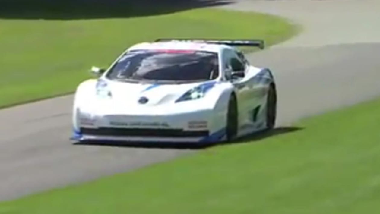Racing Nissan Leaf at Goodwood | evo