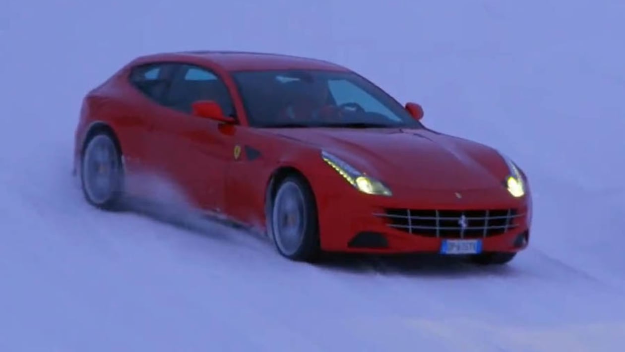 Video: Ferrari FF on ice | evo