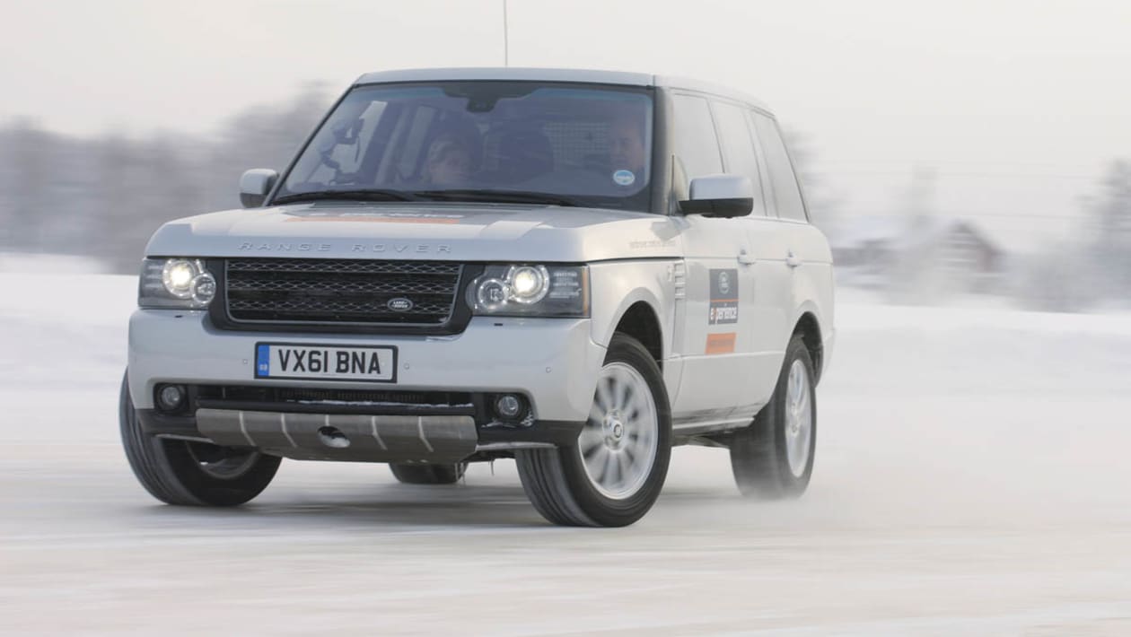 Video: Range Rover drifting on ice | evo