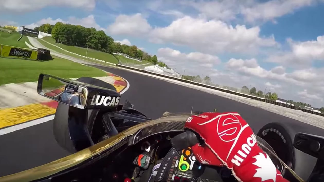 Ride onboard with IndyCar's James Hinchcliffe at Road America | evo