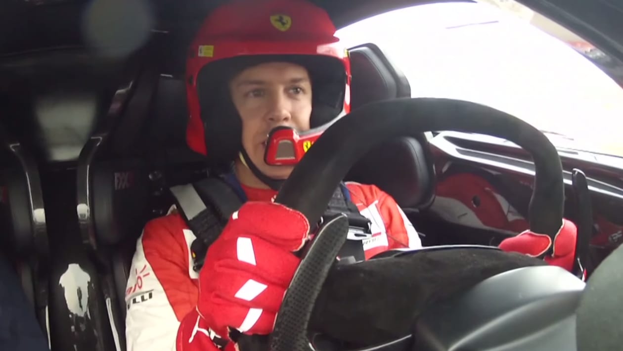 Watch - Sebastian Vettel drives LaFerrari FXX K | evo