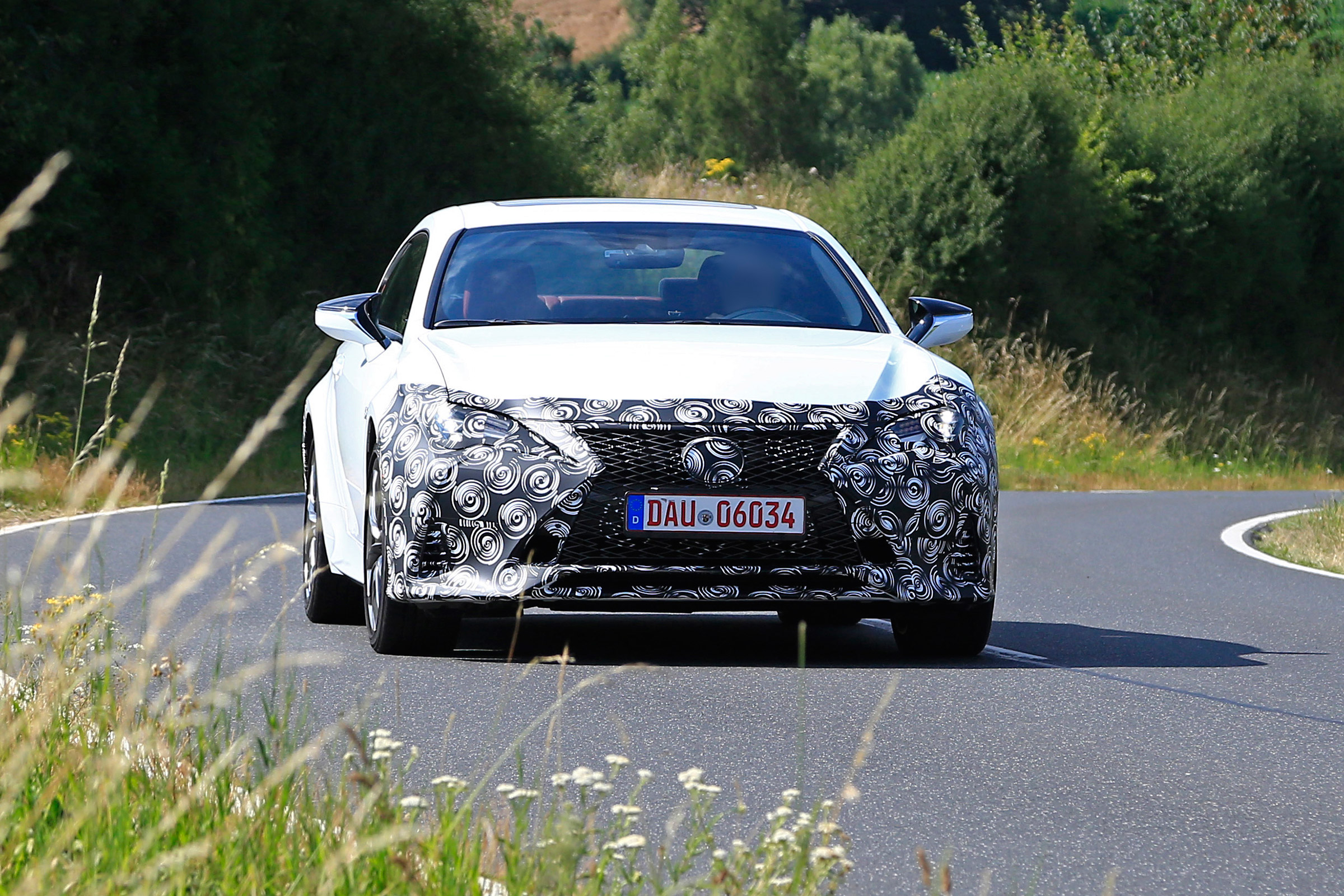 Lexus RC facelift spy shots and teaser image - pictures | Evo
