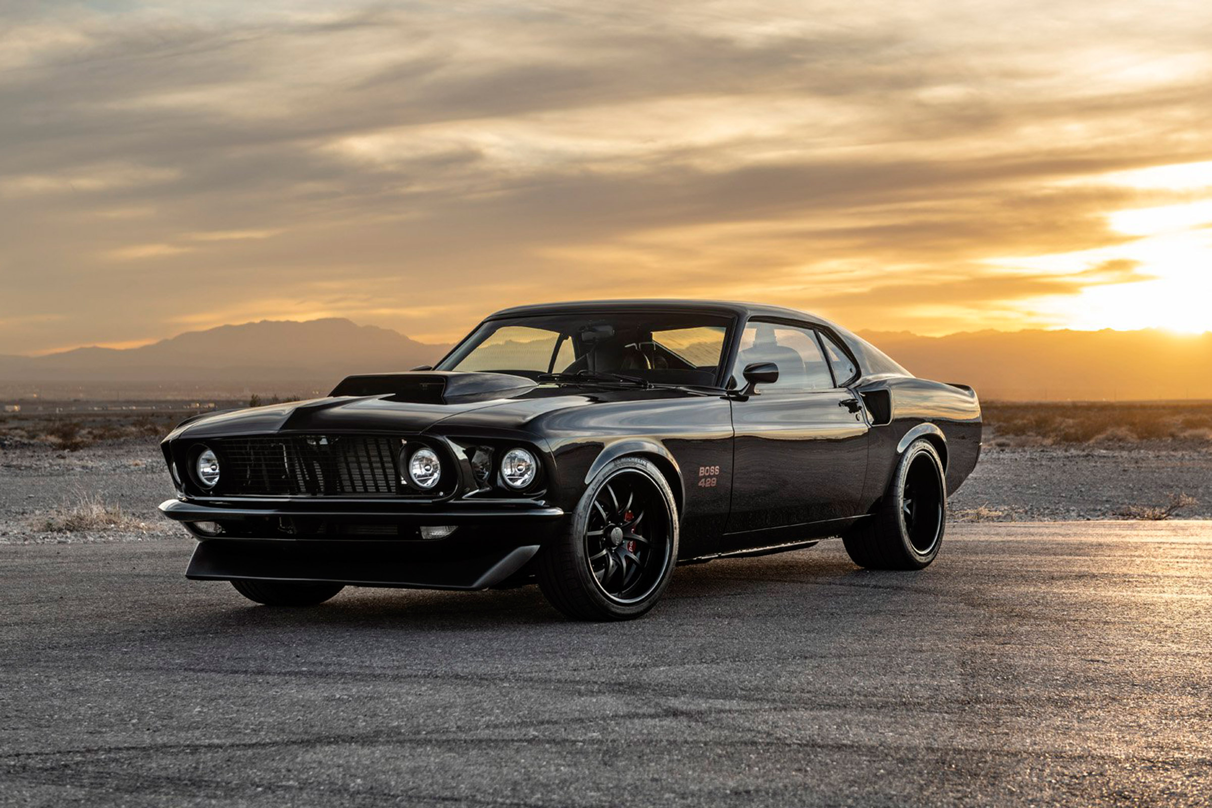 Ford Mustang Boss 429 Restomod Brought To SEMA Evo Ford Mustang Boss 429 Restomod Brought To SEMA Evo