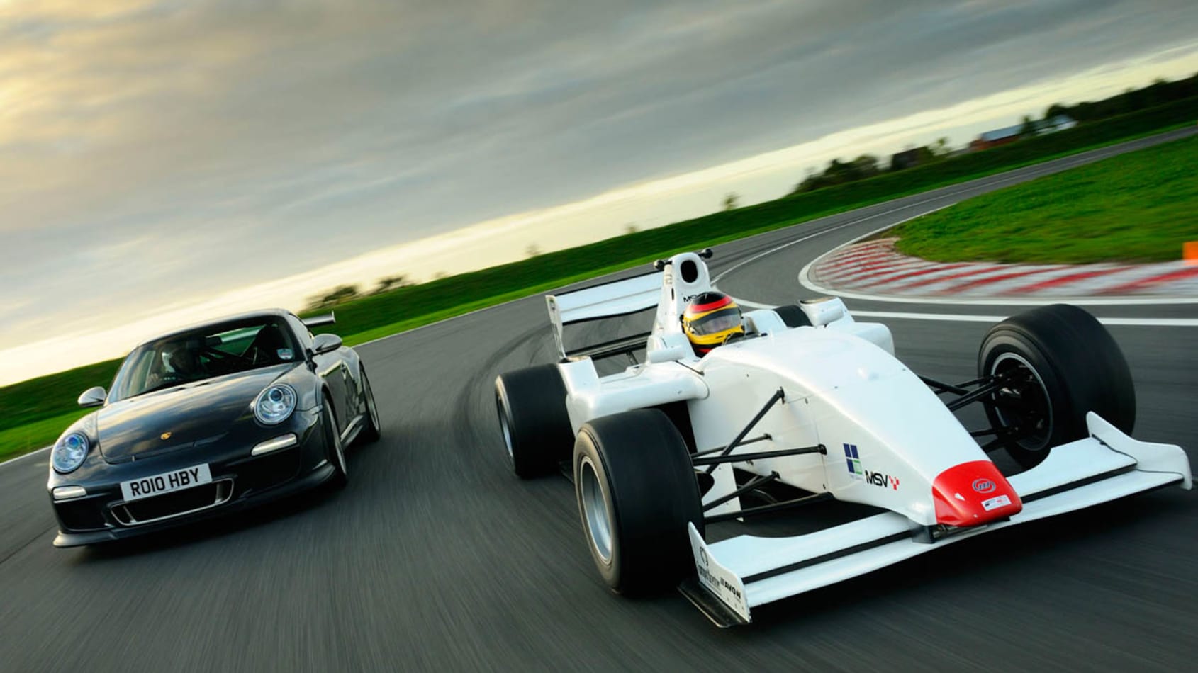 Formula 2 racing car v Porsche GT3 RS - Pictures | Evo