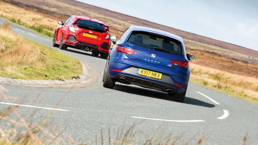 Honda Civic Type R vs Ford Focus RS vs SEAT Leon Cupra 300 - Supertest ...