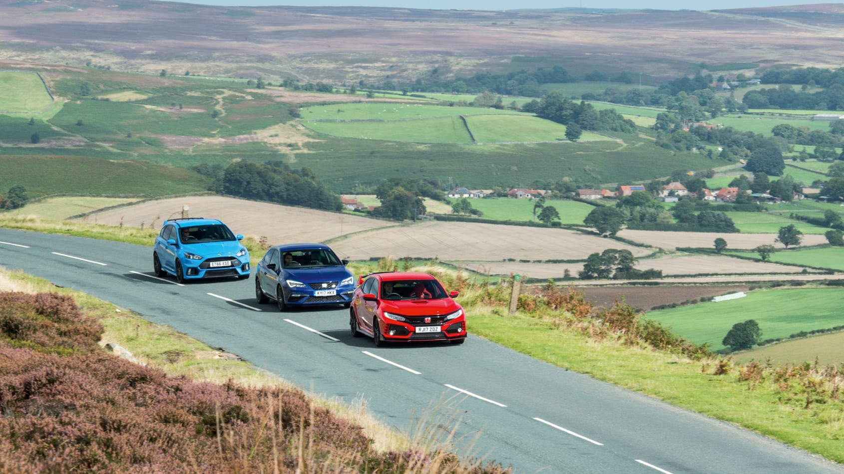 Honda Civic Type R vs Ford Focus RS vs SEAT Leon Cupra 300 - Supertest ...