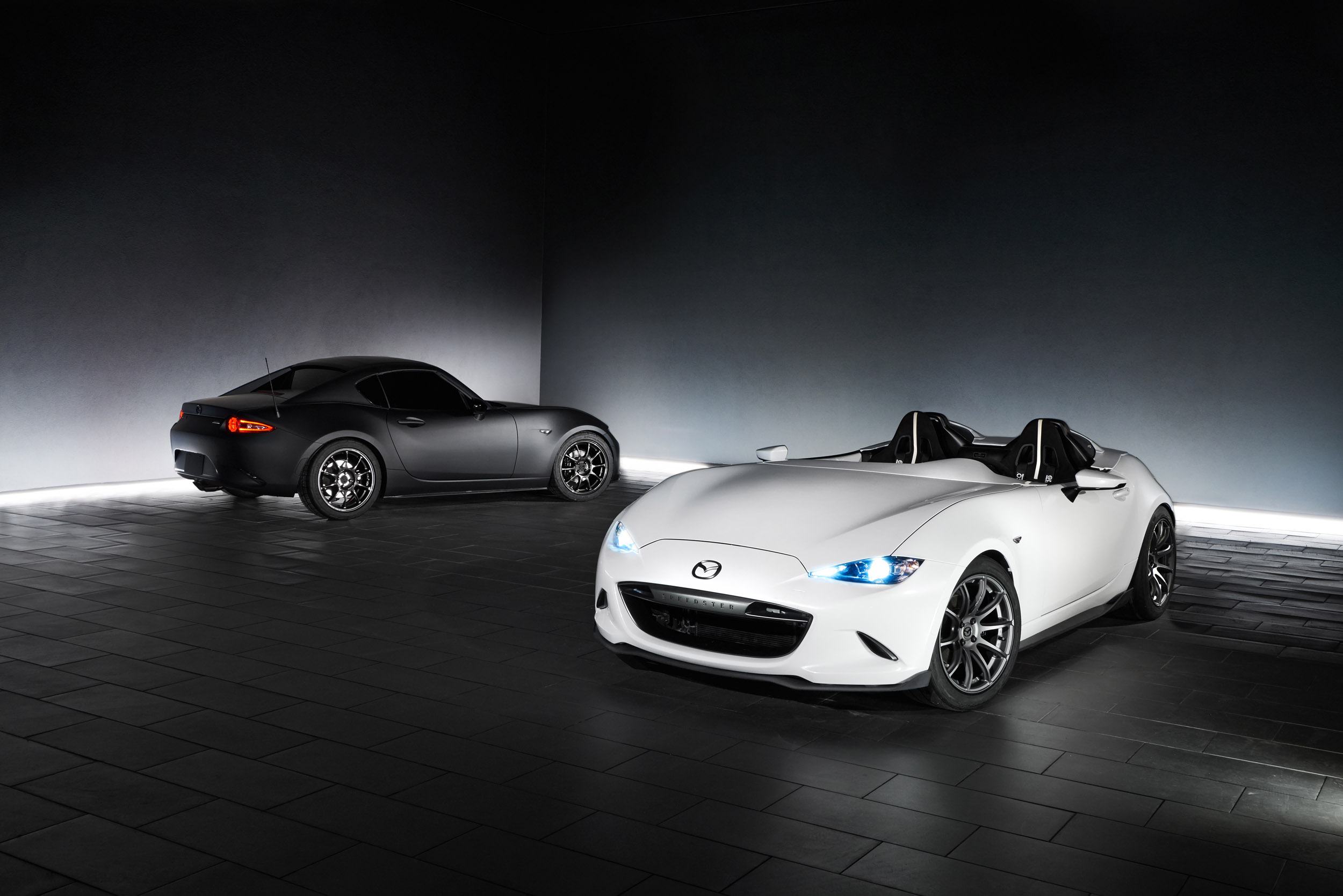 Mazda MX-5 Speedster Evolution and RF Kuro debut at SEMA | evo
