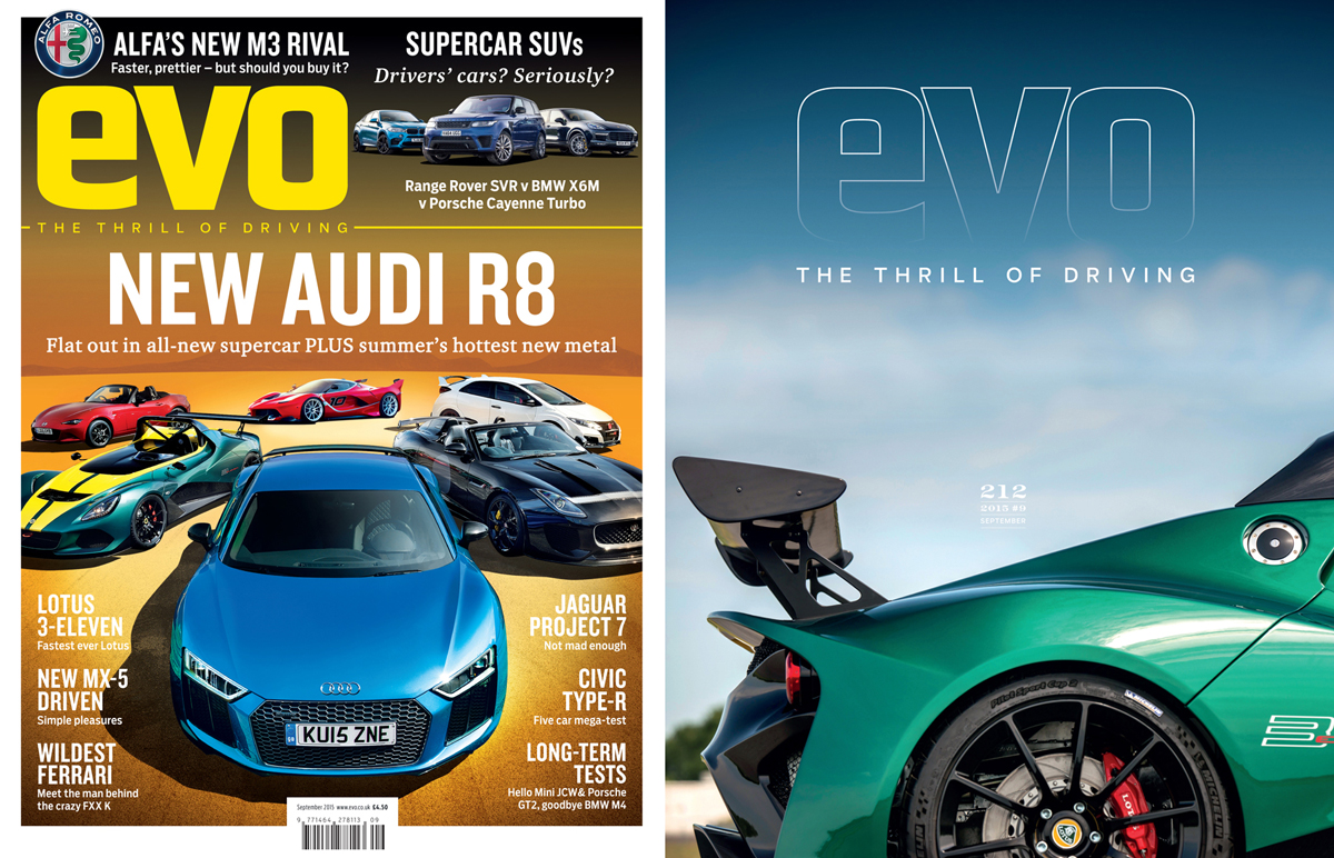 evo September 2015 - New Audi R8 plus Summer’s hottest metal | evo