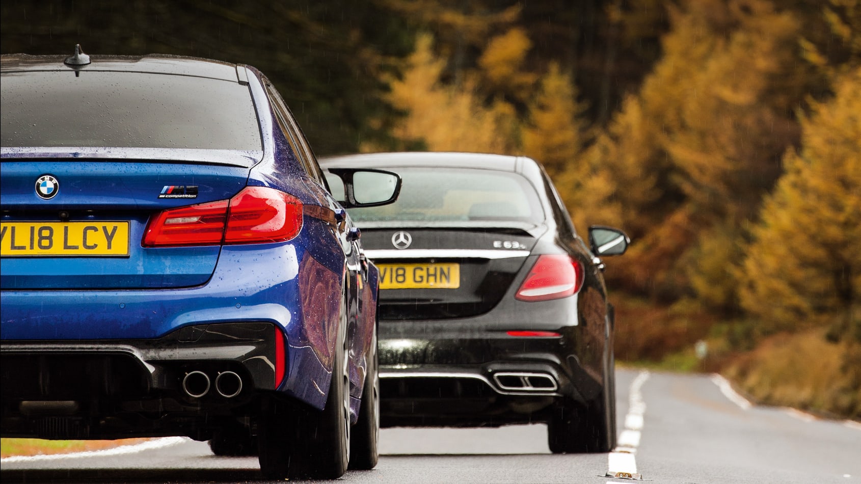 BMW M5 vs Mercedes-AMG E63 - pictures | Evo